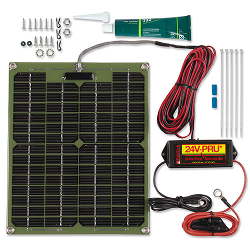 SP-24 PSC 24V SolarPulse (With Installation Tools) Charger/Maintainer ...